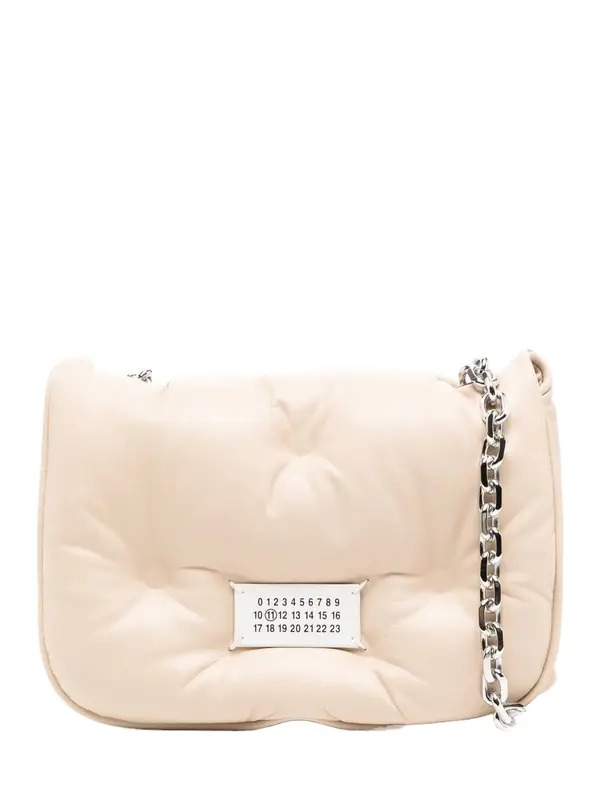 MAISON MARGIELA Small Glam Slam Flap Shoulder Bag - Neutrals