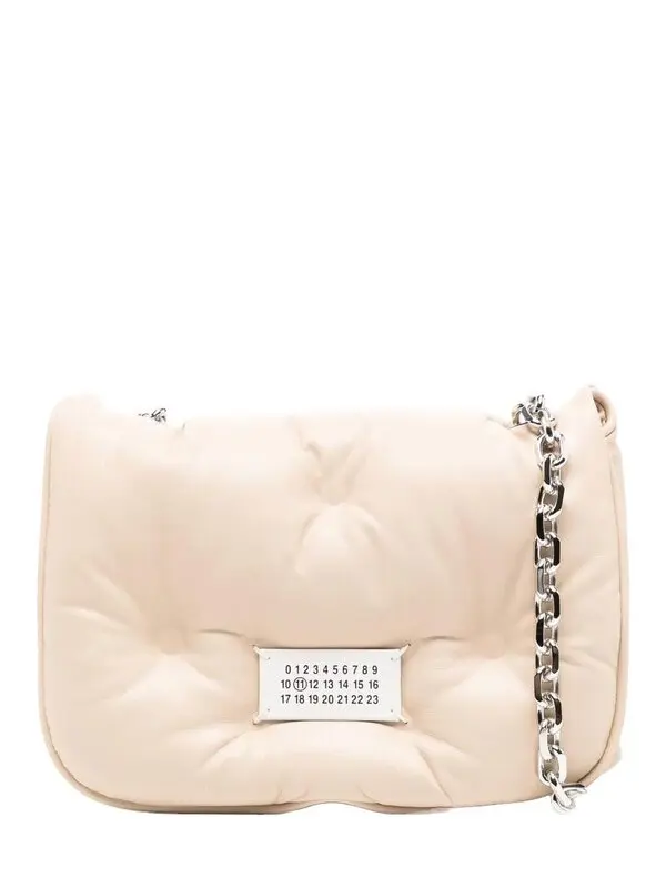 MAISON MARGIELA Small Glam Slam Flap Shoulder Bag - Neutrals