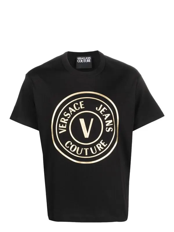 Versace Logo-print T-shirt - Black
