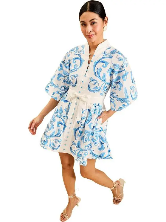 Mestiza New York Carmen Mini Dress - Blue