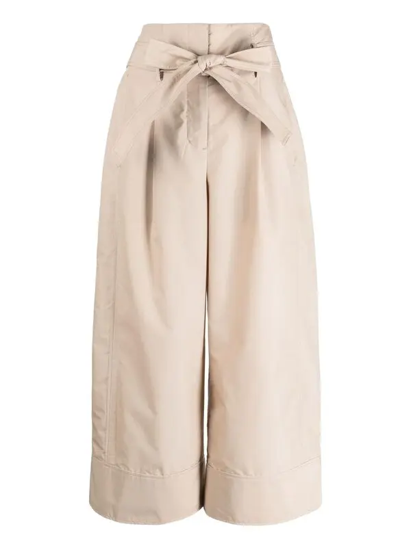 3.1 Phillip Lim Pleat-detail Cropped Trousers - Neutrals
