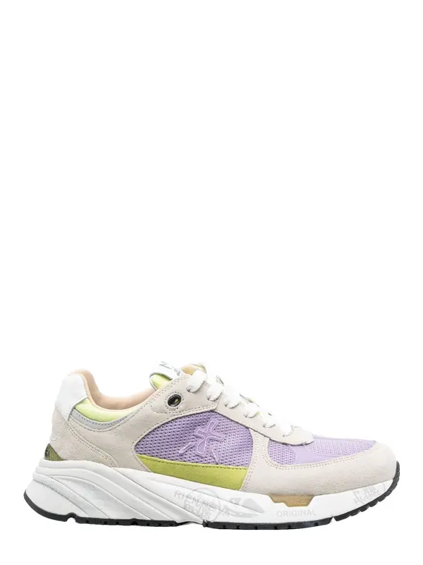 Premiata Colour-block Chunky Sneakers - Purple