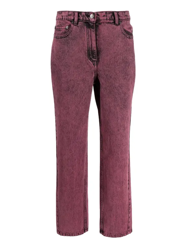 3.1 Phillip Lim Overdyed Boyfriend Jeans - Purple