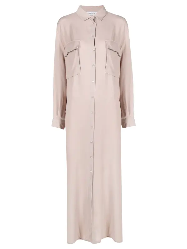 Fabiana Filippi Side-slits Shirt Dress - Pink