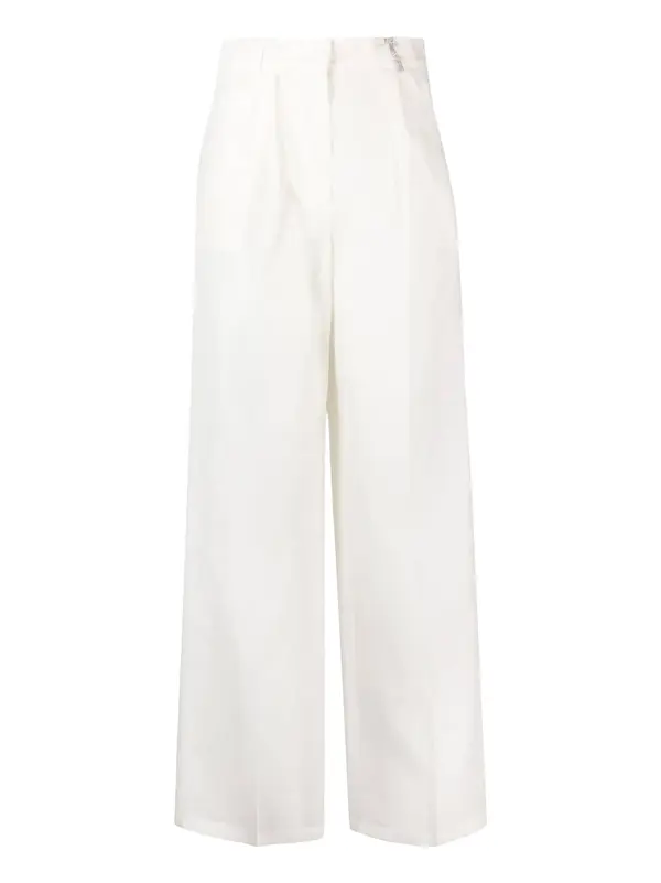 Fabiana Filippi Loose-fit Trousers - White