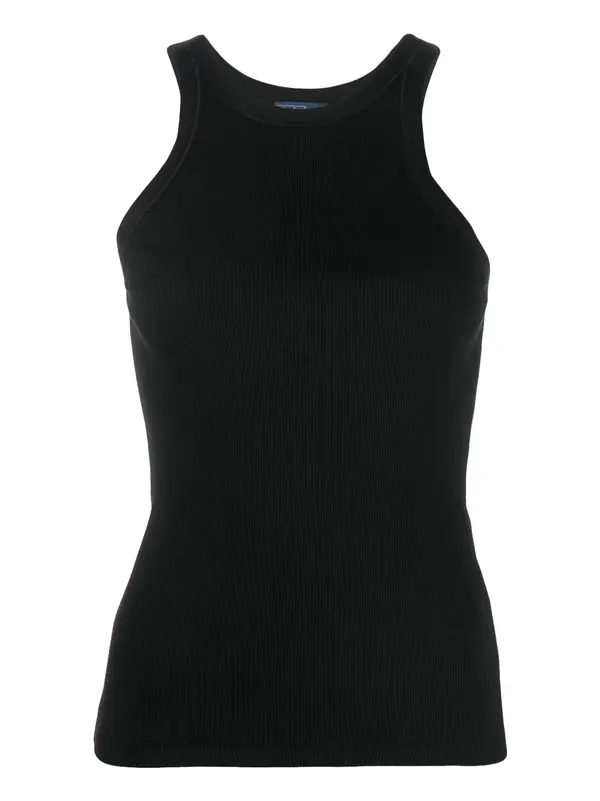 Polo Ralph Lauren Ribbed Cotton Tank Top - Black