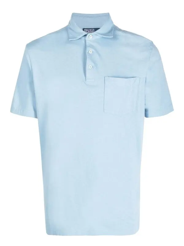 Polo Ralph Lauren Patch-pocket Polo Shirt - Blue