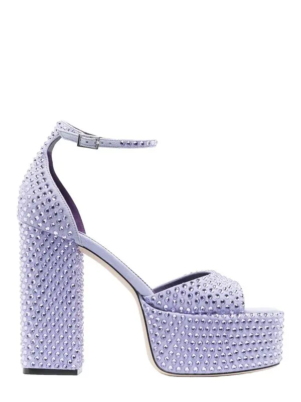 Paris Texas Tatiana 130mm Platform Sandals - Purple