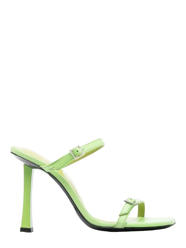 By Far Flick 90mm Sandals - Green
