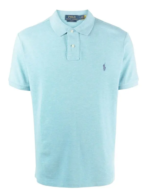 Polo Ralph Lauren Piqué Polo Shirt - Blue