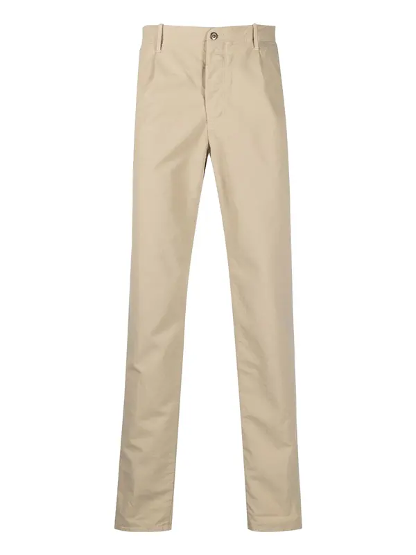 Incotex Pleat-detail Trousers - Neutrals