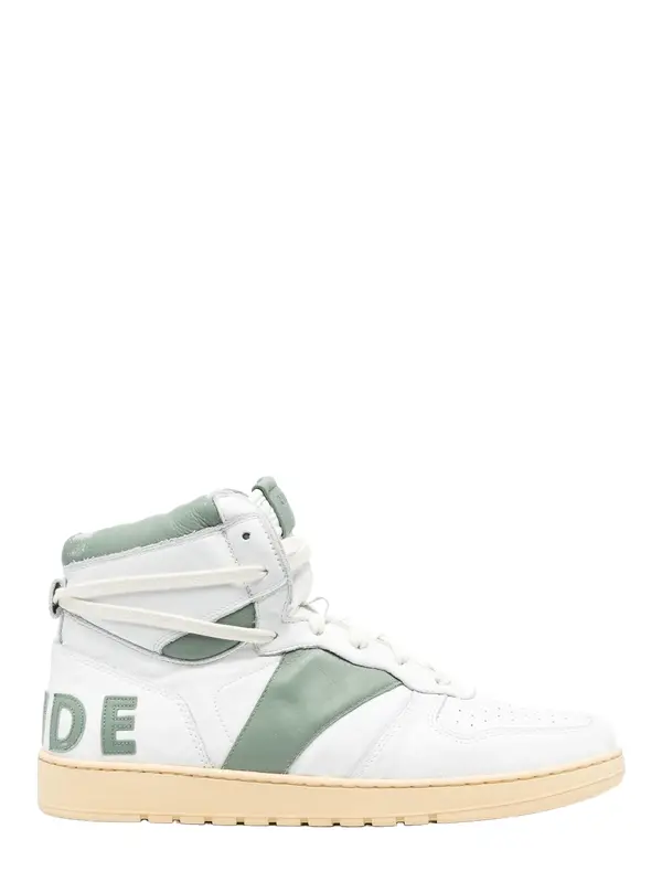 Rhude Rhecess-hi Leather Sneakers - White
