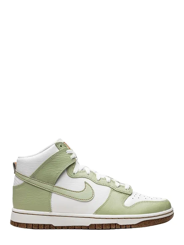 Nike Dunk High Inspected Swoosh Sneakers - Green