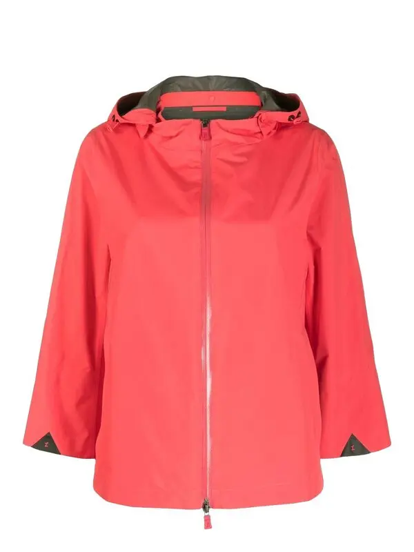 Herno Cape Hooded Jacket - Pink