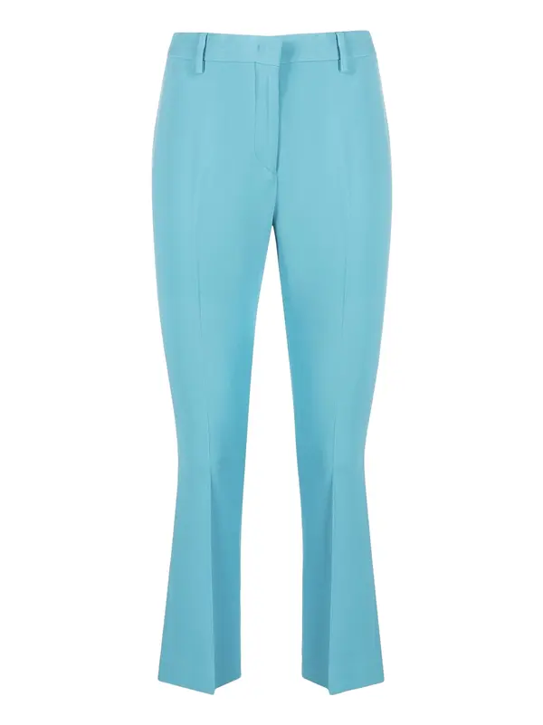 Etro Cropped Tailored Trousers - Blue