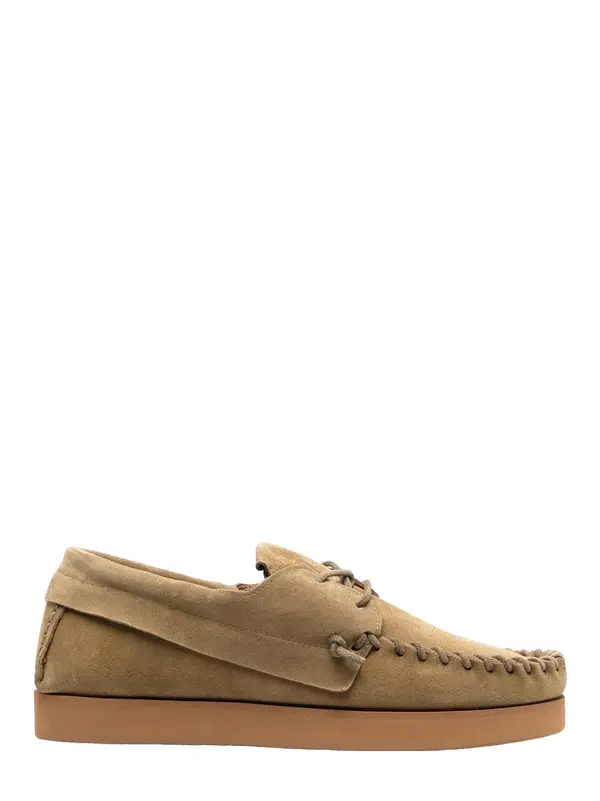 MARANT Fylan Suede Boat Shoes - Neutrals