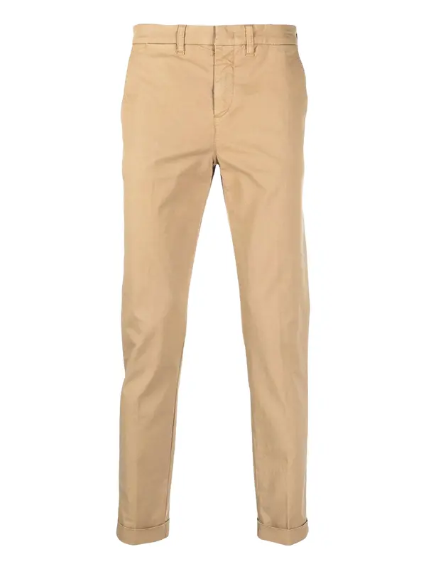 FAY Slim-fit Trousers - Brown