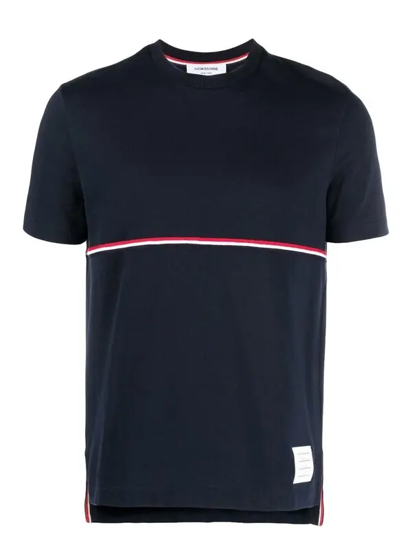 Thom Browne Rwb Stripe T-shirt - Blue