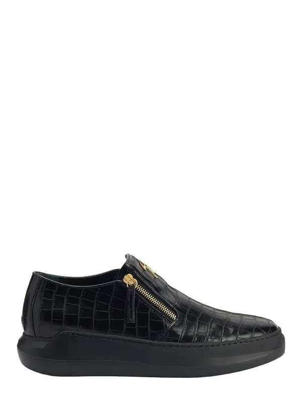 GIUSEPPE ZANOTTI Conley Zip Sneakers - Black