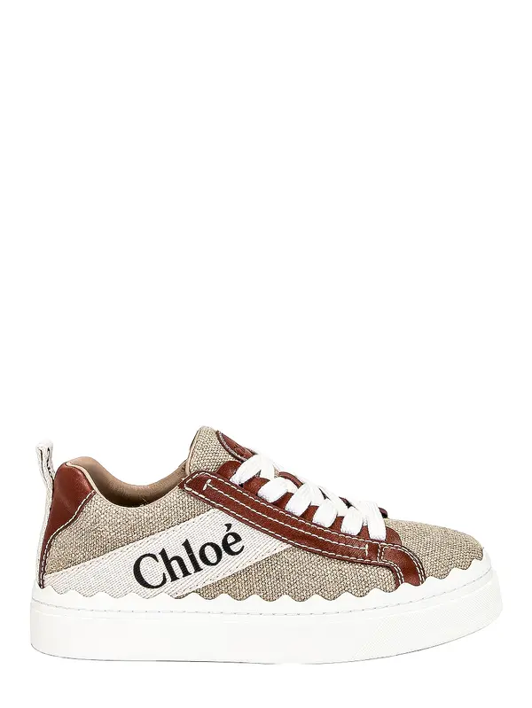 Chloé Lauren Sneakers - White & Brown