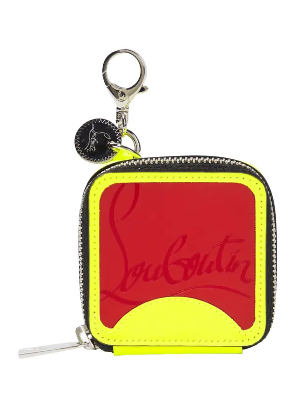 CHRISTIAN LOUBOUTIN Leather Waste Bag Holder - Yellow
