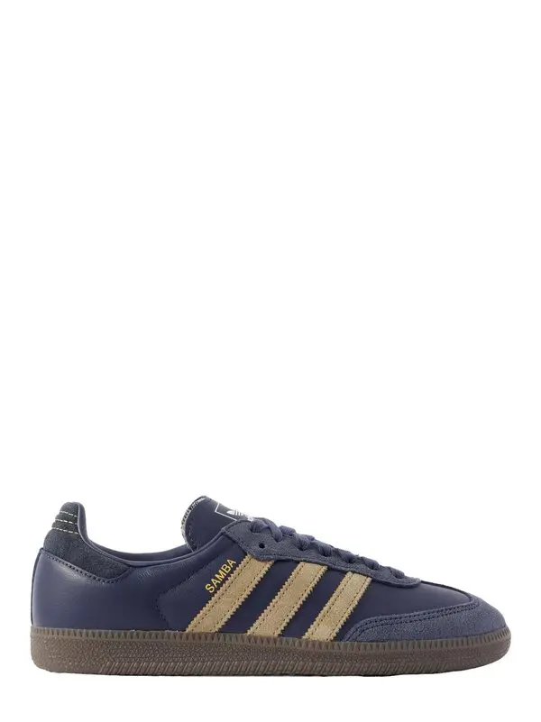 Adidas Originals Samba Og Leather Sneakers - Blue