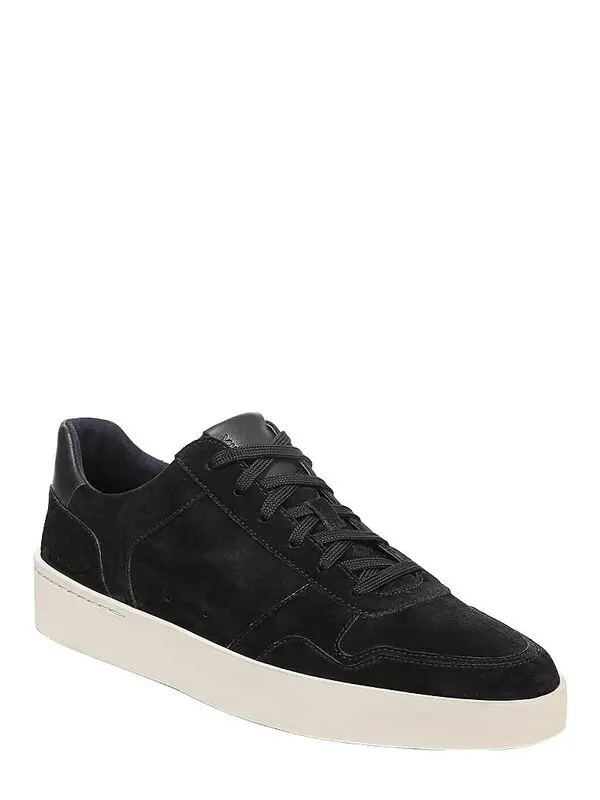 Vince Peyton Lace Up Sneakers - Dark Blue Suede