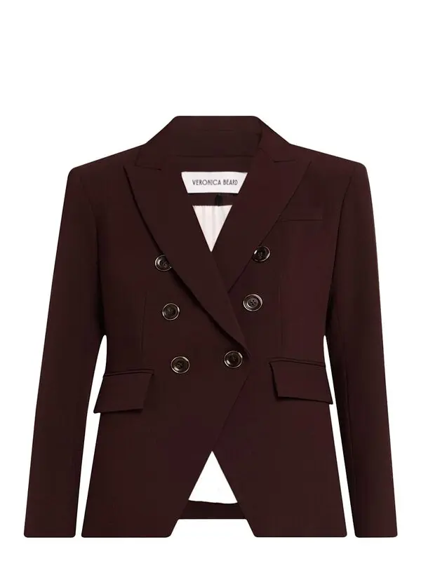 Veronica Beard Miller Dickey Jacket - Dark Currant