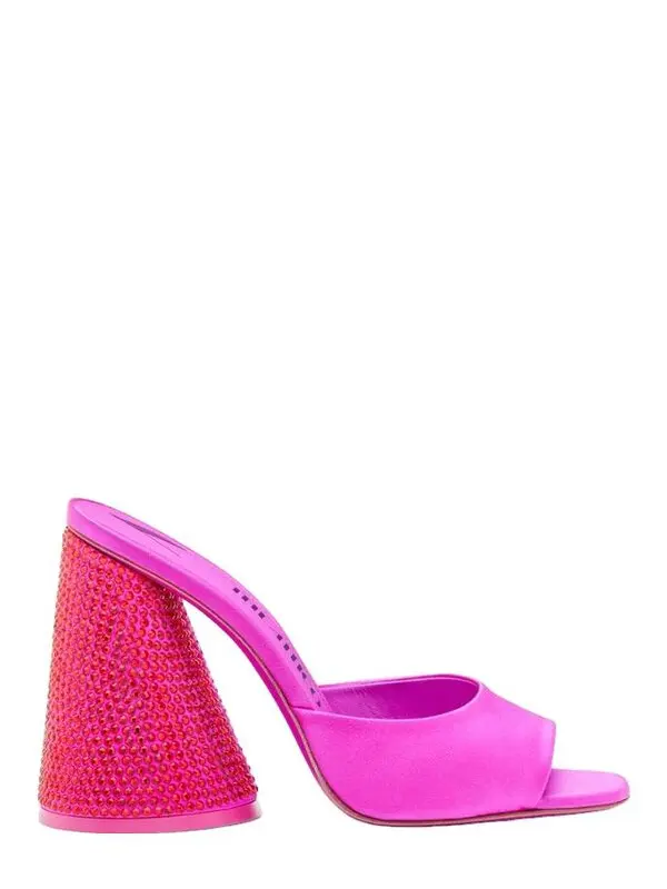 Attico Luz Mule 105mm - Fuchsia And Red