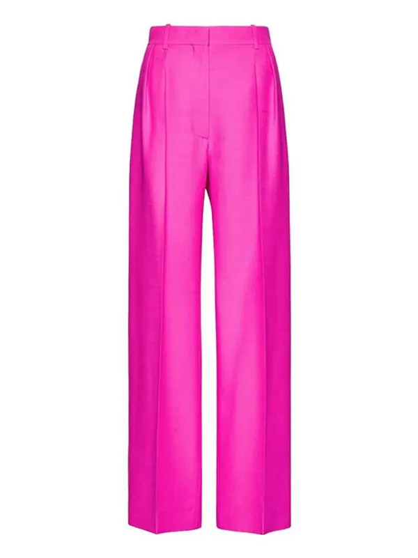 Valentino Garavani Crepe Couture Pants - Pink