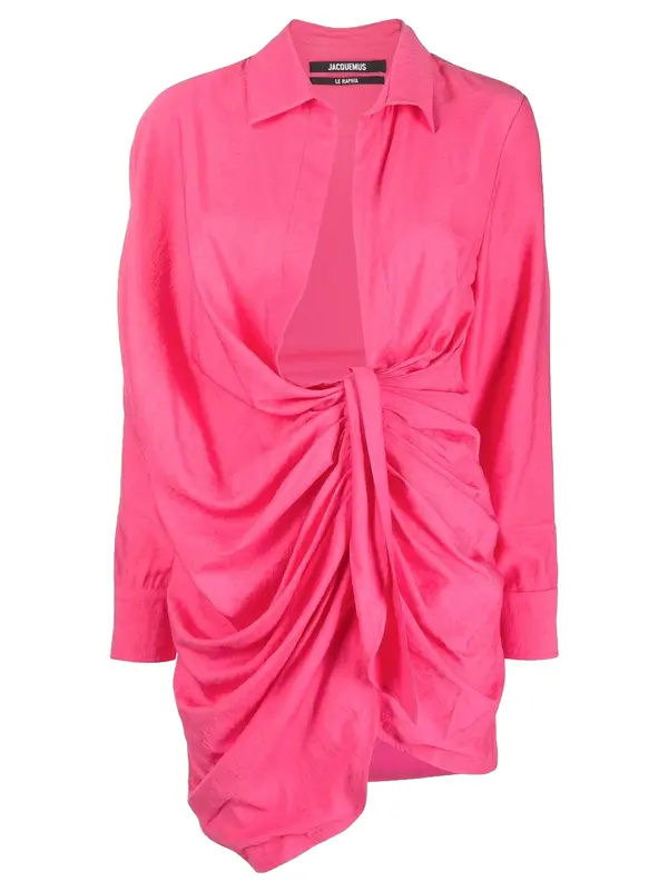 Jacquemus La Robe Bahia Shirt Dress - Pink