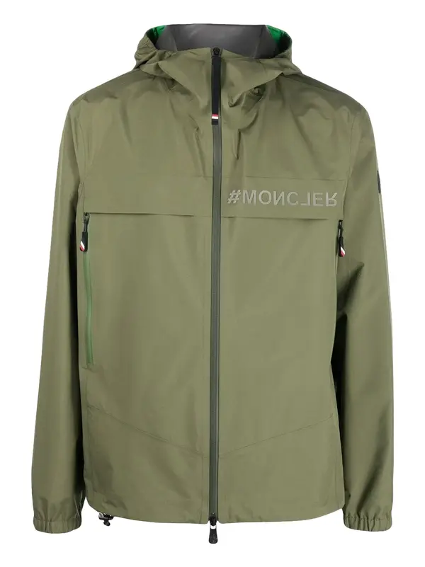 Moncler Logo-print Jacket - Green