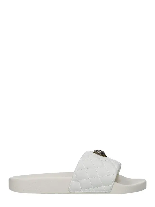 Kurt Geiger Meena Eagle Slides - White
