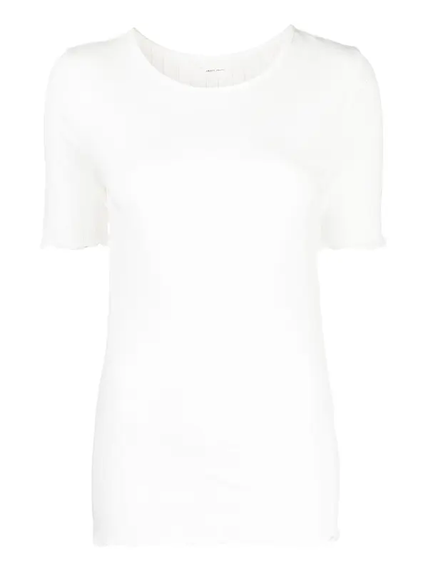 SKALL STUDIO Edie Pointelle Tee - White