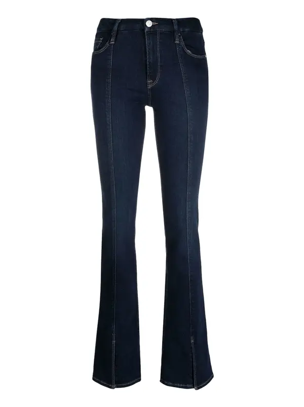 FRAME High-rise Bootcut Jeans - Blue