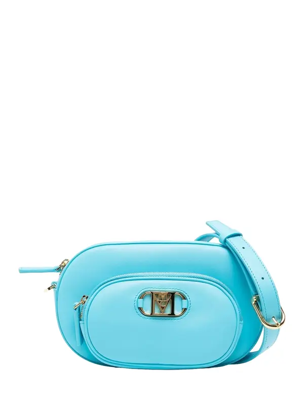 Mcm Mini Mode Travia Crossbody Bag - Blue