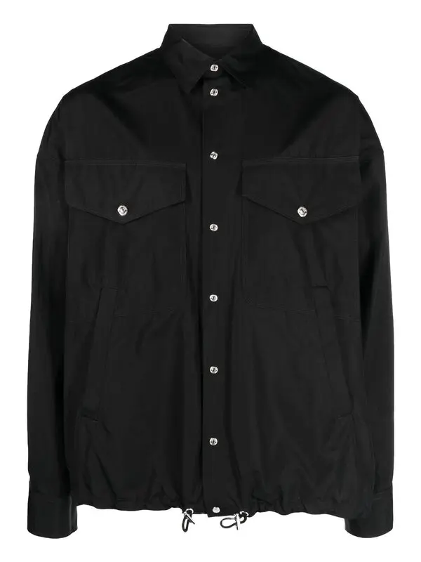 Dsquared2 Logo-print Button-up Shirt - Black