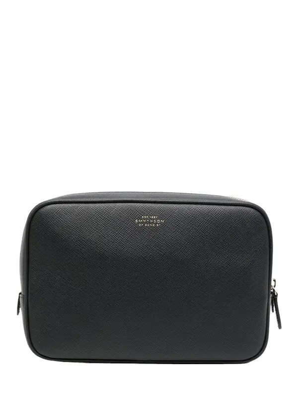 Smythson Tech Organiser Pouch - Black