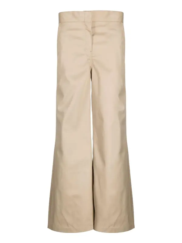 Palm Angels Reversed Waistband Chino Pants - Brown