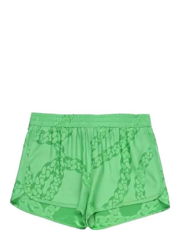 Stella McCartney Satin Finish Shorts - Green