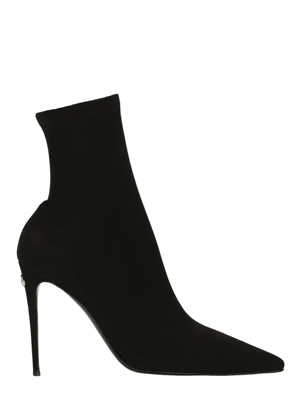 Dolce & Gabbana Sock Ankle Boots - Black