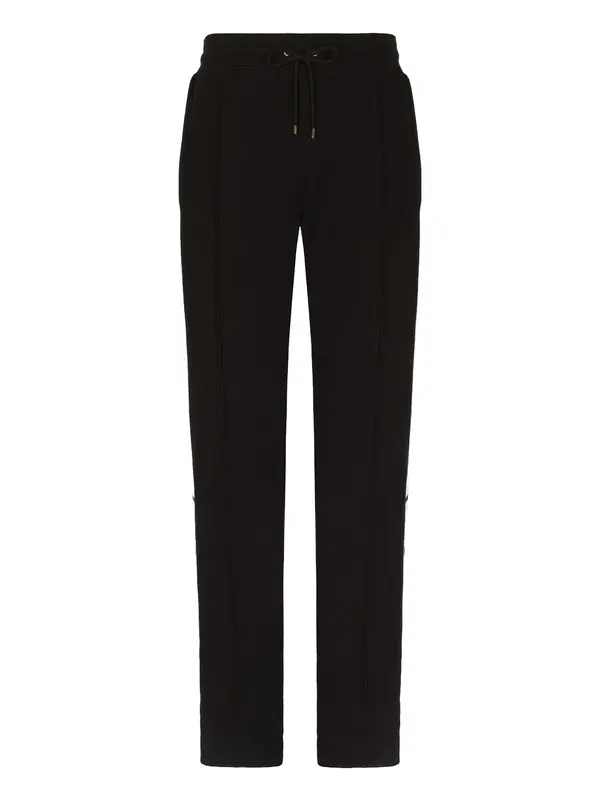 Dolce & Gabbana Embroidered Track Pants - Black