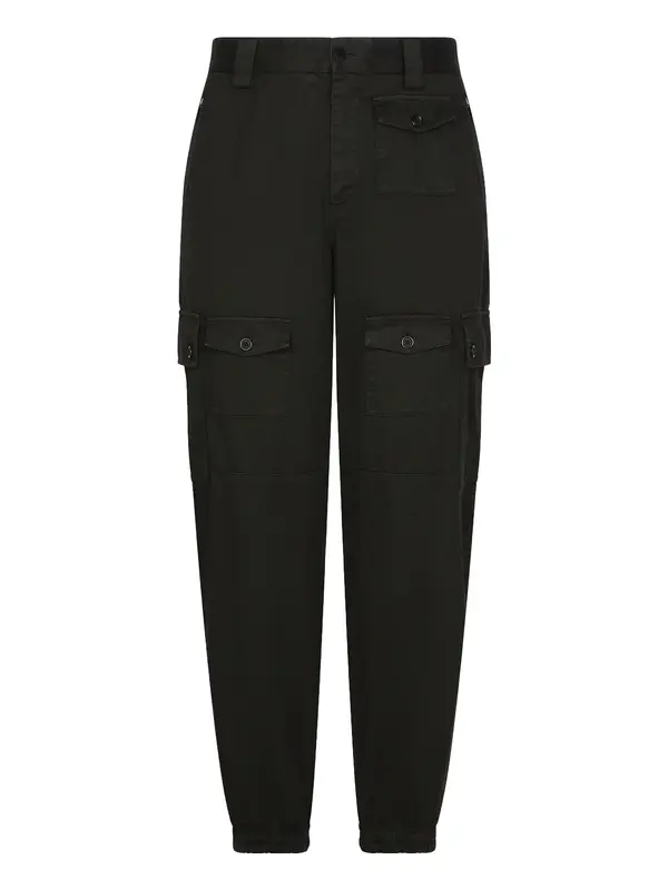 Dolce & Gabbana High-waisted Cargo Pants - Black