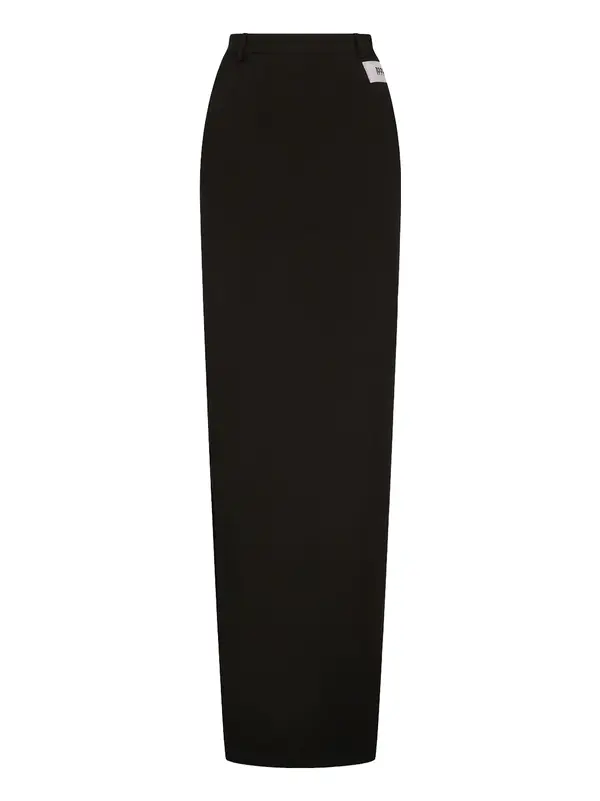 Dolce & Gabbana Side-zip Maxi Skirt - Black
