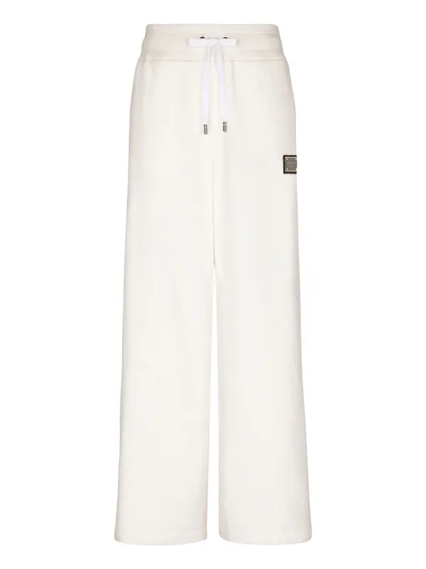 Dolce & Gabbana Logo-tag Track Pants - White