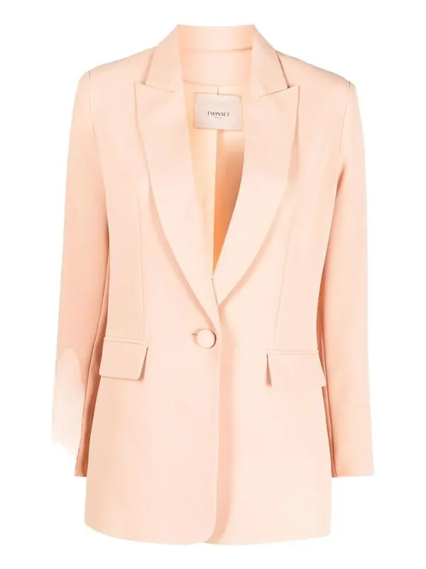 TWINSET Single-breasted Blazer - Orange