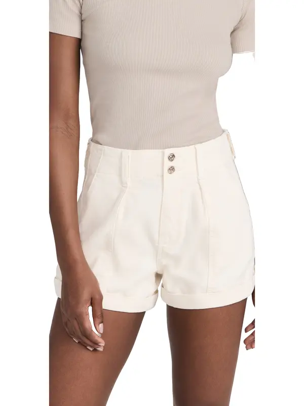 Paige Brooklyn Denim Shorts - Quartz Sand