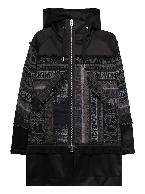 Sacai X Eric Haze Jacquard Jacket - Multicoloured