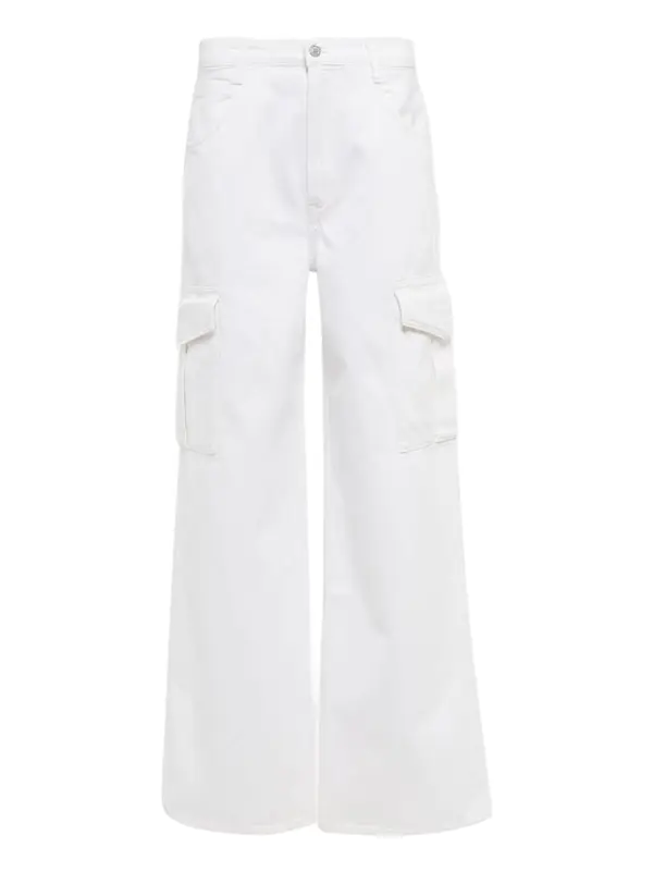 AGOLDE Minka Denim Cargo Pants - White
