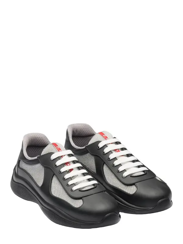 Prada America's Cup Sneakers - Black